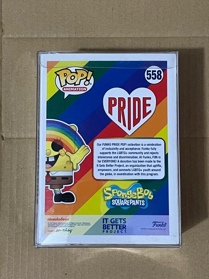Funko Pop! Animation - PRIDE : Spongebob Squarepants 558, Hobbies ...