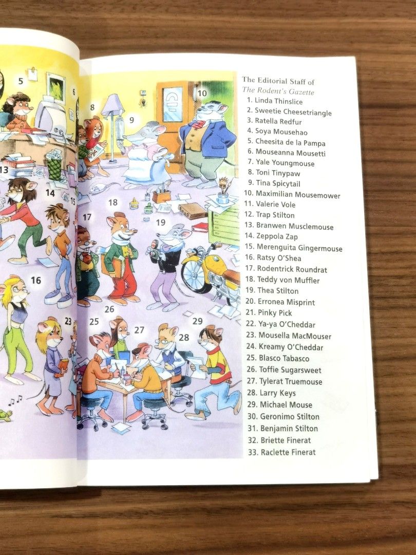 Geronimo Stilton Four Mice Deep In The Jungle Children Story Book ...