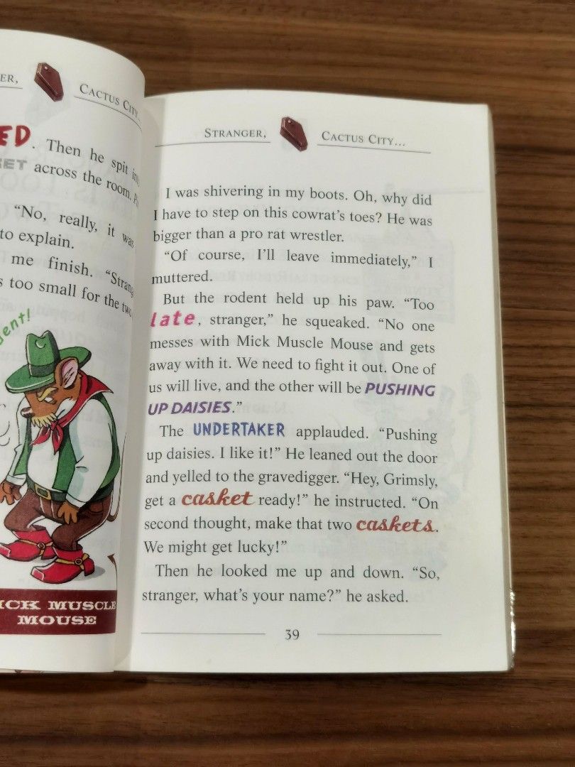 Geronimo Stilton The Wild Wild West Children Story Book, Hobbies & Toys ...