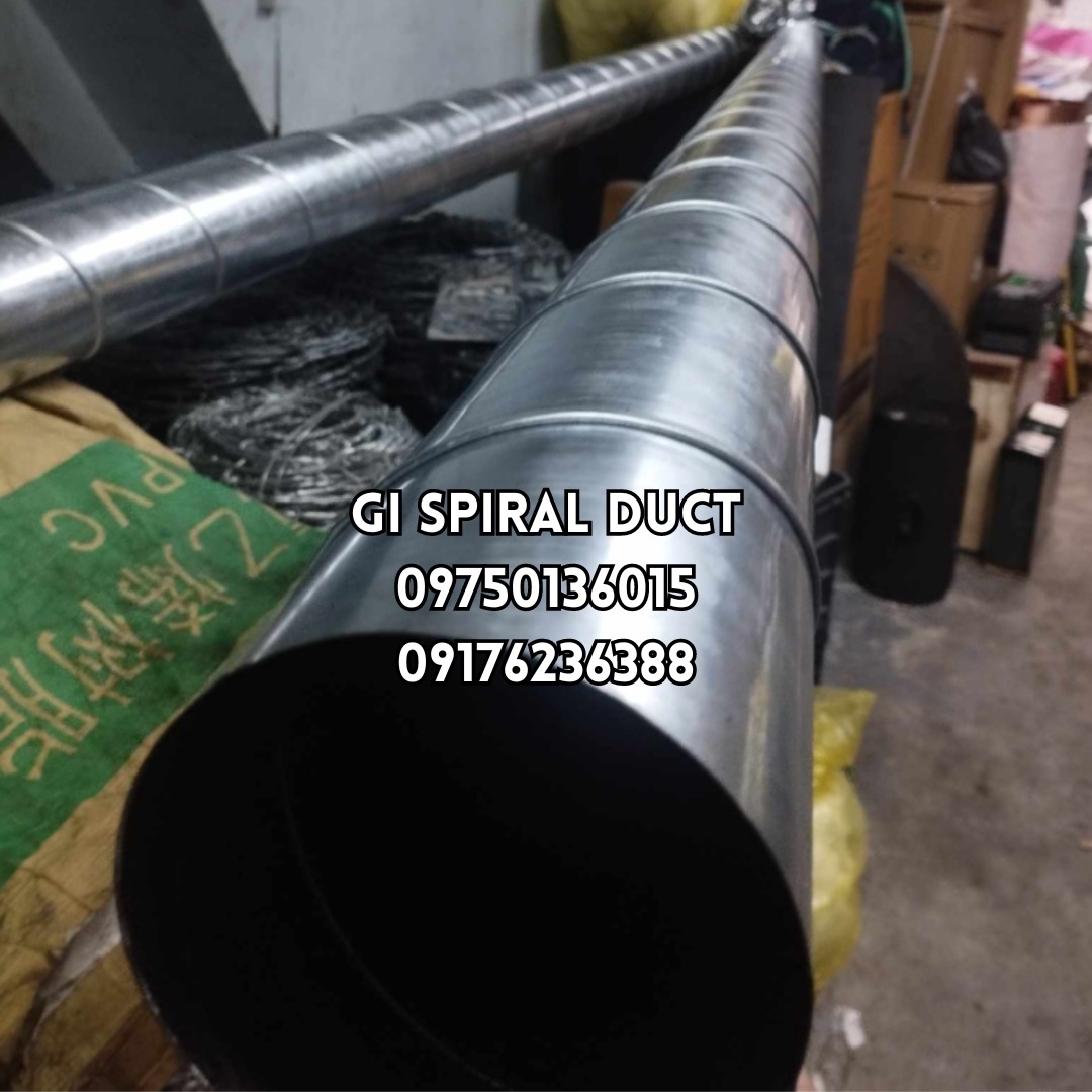 GI Spiral Duct, Commercial & Industrial, Industrial Equipment on Carousell