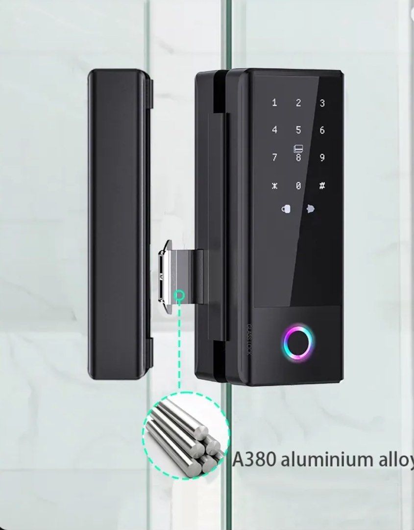 [Glass Door] Biometric Fingerprint Digital Smart Lock with TTLock ...