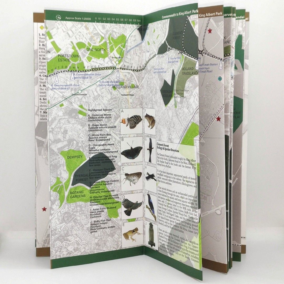 Green Rail Corridor pull out map Nature Singapore Heritage Society ...