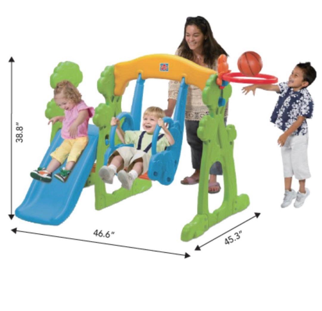 Grow n Up slide and swing set & 14pc Play yard, Babies & Kids, Infant ...