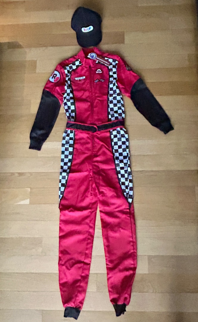 Halloween Costume: F1 Racing Suit for Teen or Adult, Men's Fashion ...