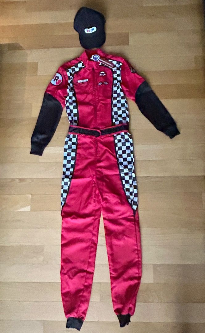 Halloween Costume: F1 Racing Suit for Teen or Adult, Men's Fashion ...