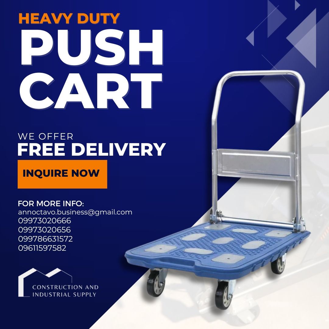 Heavy-Duty Cart | Collapsible Cart | Dolly Cart | Push Cart with Wheels ...