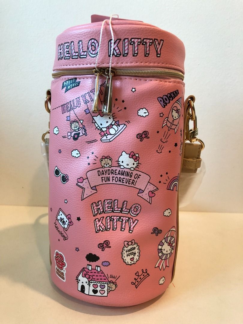 HELLO KITTY Tumbler Water Sling Bag, Luxury, Bags & Wallets on Carousell