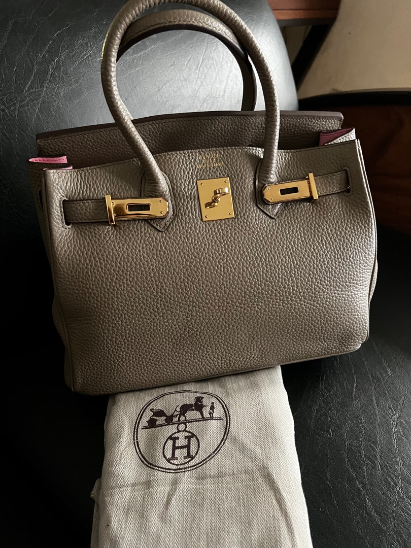 Birkin 30cm Beige (rare: pink interior) , Women's Fashion, Bags ...