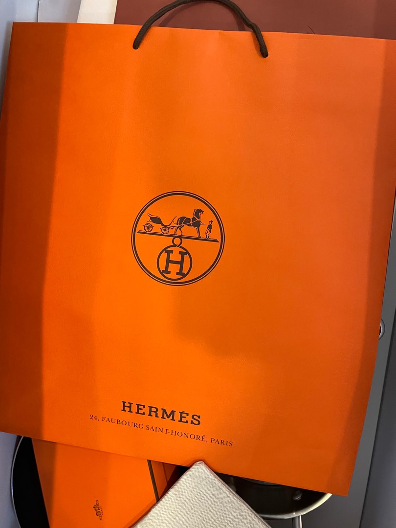 Hermes Paper Bag, Luxury, Bags & Wallets on Carousell