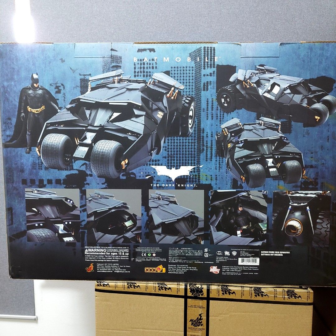 Hot Toys Bat Man MMS69 Batmobile, Hobbies & Toys, Toys & Games on Carousell