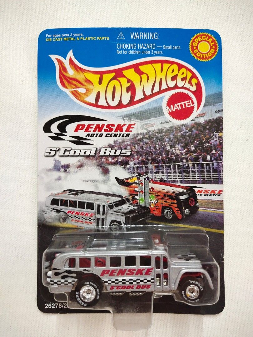 Hot Wheels Penske S'Cool Bus, Hobbies & Toys, Toys & Games on Carousell