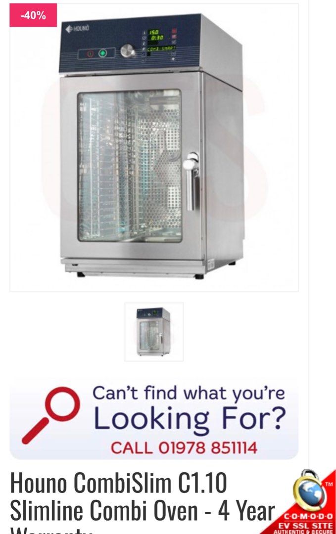 Houno combi oven c1.10, TV & Home Appliances, Kitchen Appliances, Ovens ...