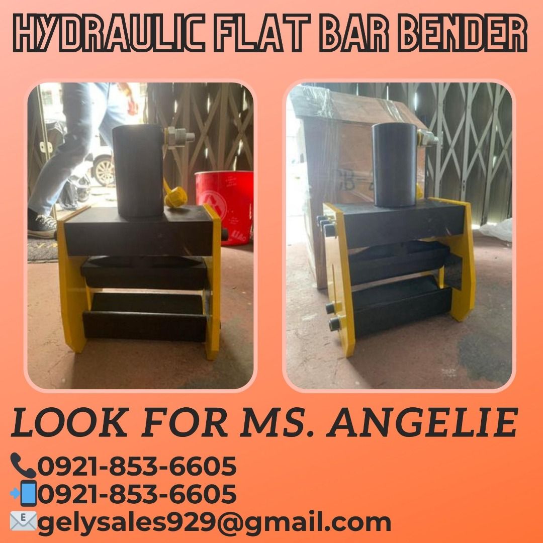 HYDRAULIC FLAT BAR BENDER AVAILBLE HERE, Commercial & Industrial ...