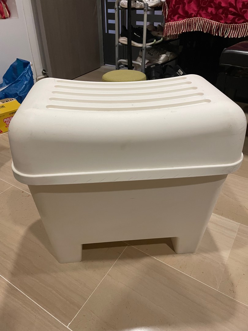 IKEA Bursjon Storage Stool, Furniture & Home Living, Furniture, Shelves ...