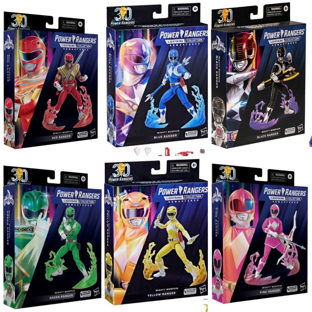 *in stock/arriving* Lightning Collection Power Rangers MMPR Remastered ...