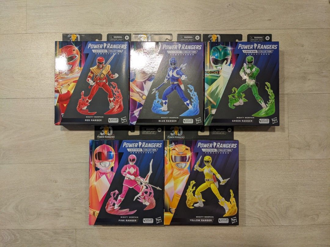 *in stock/arriving* Lightning Collection Power Rangers MMPR Remastered ...