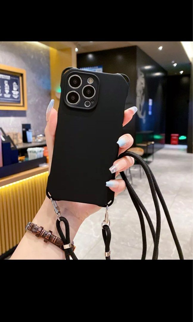 Instock Iphone 12 casing with strap, Mobile Phones & Gadgets, Mobile ...