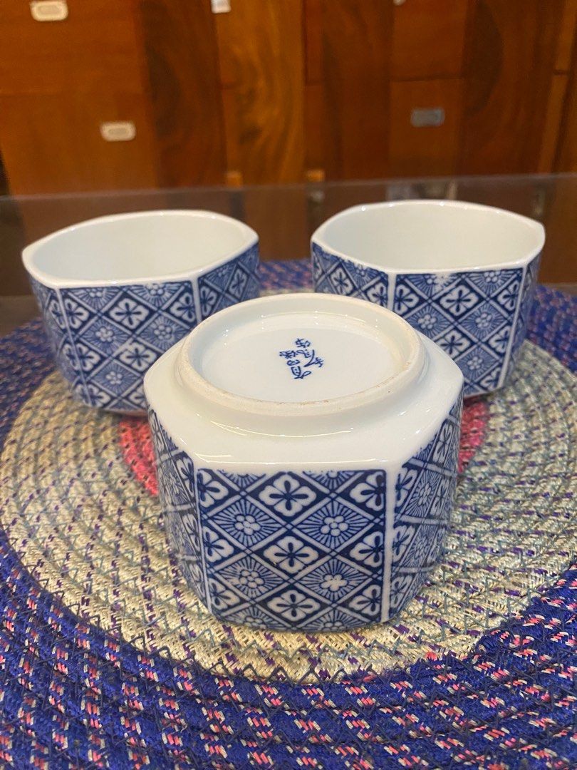 Japan Arita Bowls - 3 pcs, Furniture & Home Living, Kitchenware ...