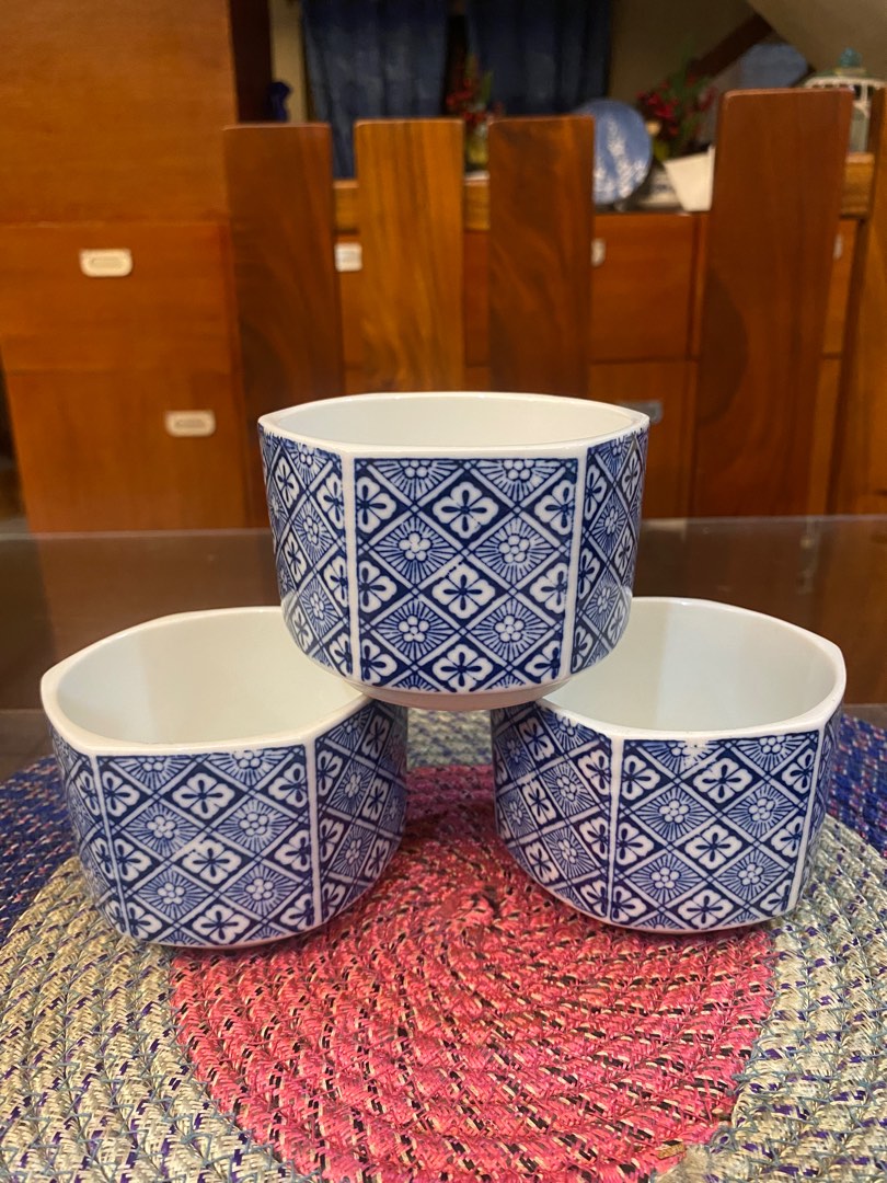 Japan Arita Bowls - 3 pcs, Furniture & Home Living, Kitchenware ...