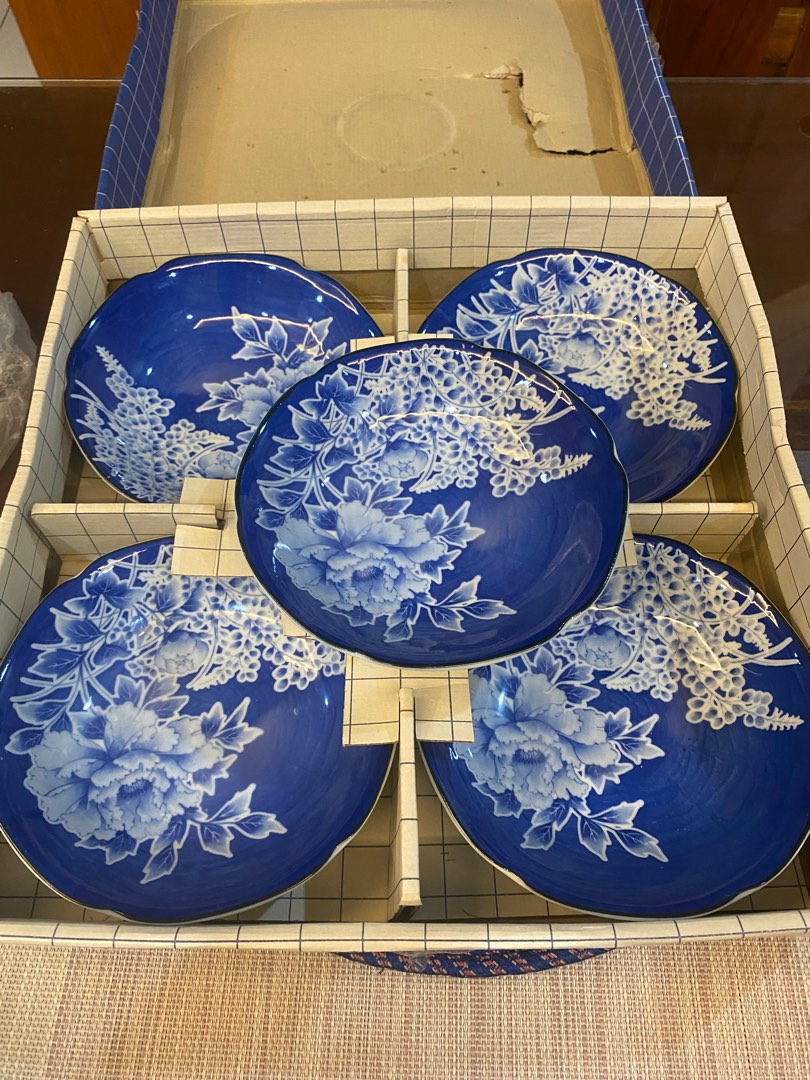 Japan Arita Plates - 5 pcs, Furniture & Home Living, Kitchenware ...