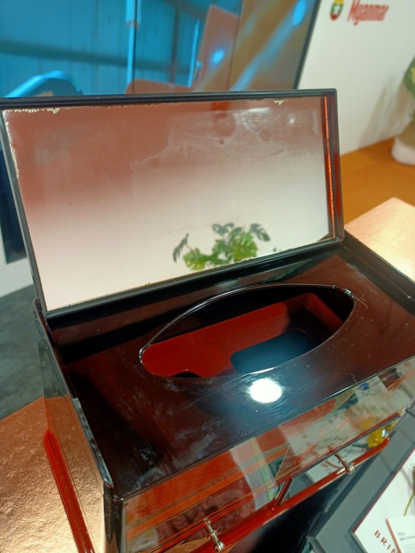 Japanese tissue box with drawers, Furniture & Home Living, Home ...