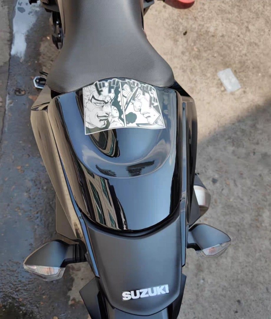 jojo's bizarre adventure dio vs jotaro menacing scene decal sticker ...