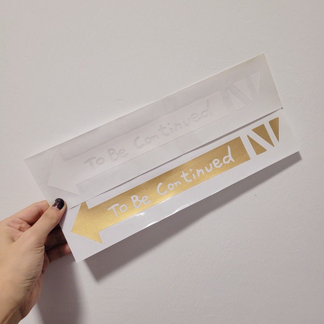 jojo's bizarre adventure to be continued decal sticker, Hobbies & Toys ...