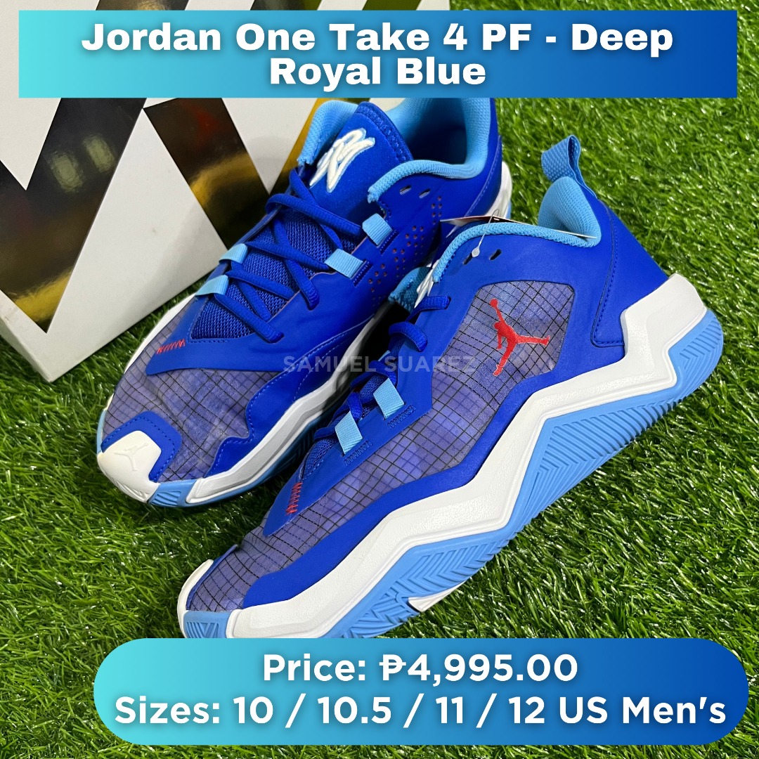 Jordan One Take 4 PF - Deep Royal Blue, Men's Fashion, Footwear ...