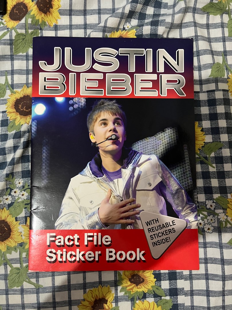 Justin Bieber: Fact File and Sticker Book, Hobbies & Toys, Books ...