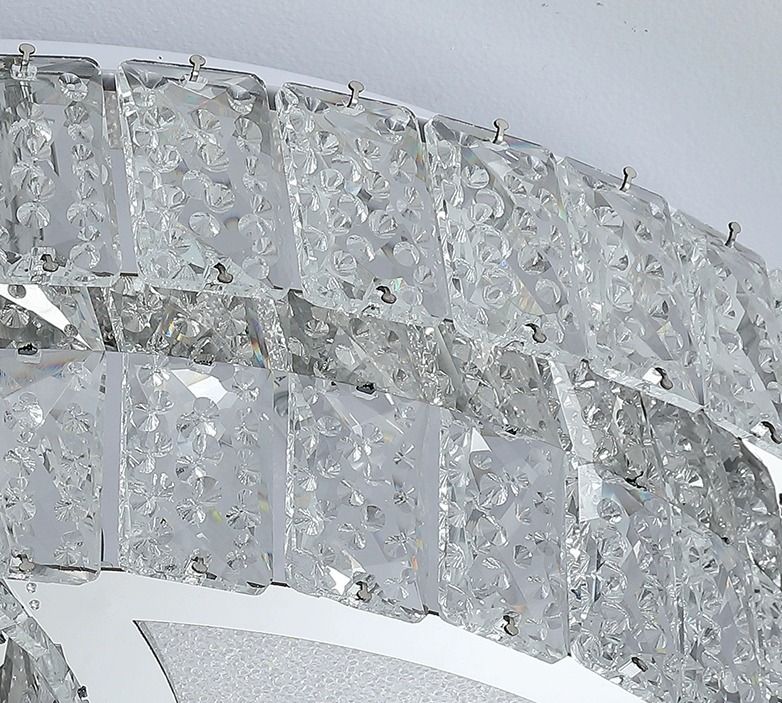 K9 Crystal LED Heart Ceiling Light, Furniture & Home Living, Lighting ...