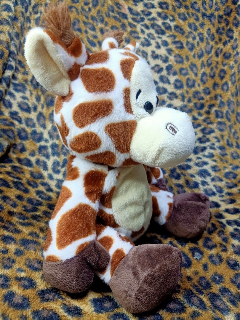 KEEL TOYS ANIZOOMALS GIRAFFE COMFORT PLUSH TOY, Hobbies & Toys, Toys ...