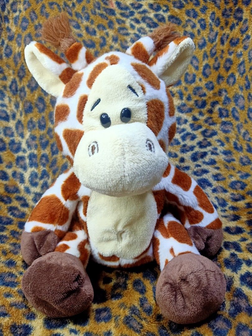KEEL TOYS ANIZOOMALS GIRAFFE COMFORT PLUSH TOY, Hobbies & Toys, Toys ...