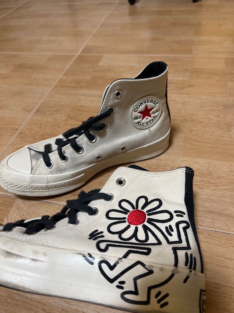 Keith Haring Converse, Women's Fashion, Footwear, Sneakers on Carousell