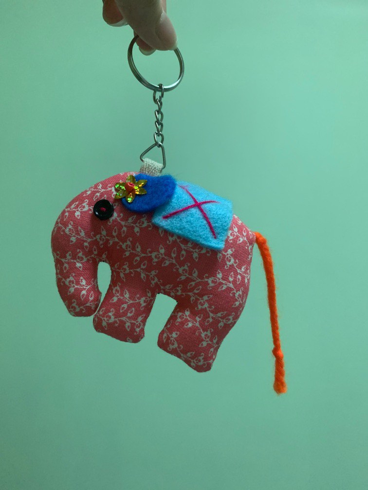 Handmade Thailand Elephant Keychain, Hobbies & Toys, Toys & Games on ...