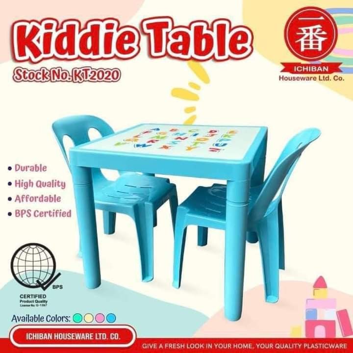 Kiddie Table Set, Babies & Kids, Baby Nursery & Kids Furniture, Kids Tables & Chairs on Carousell