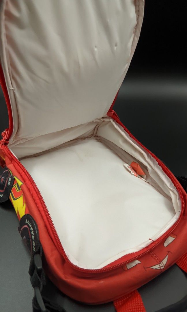 Kids Backpack Red Lightning McQueen Car Design - (First Owned), Men's ...