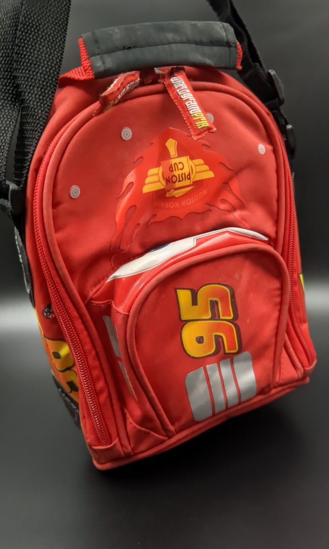Kids Backpack Red Lightning McQueen Car Design - (First Owned), Men's ...