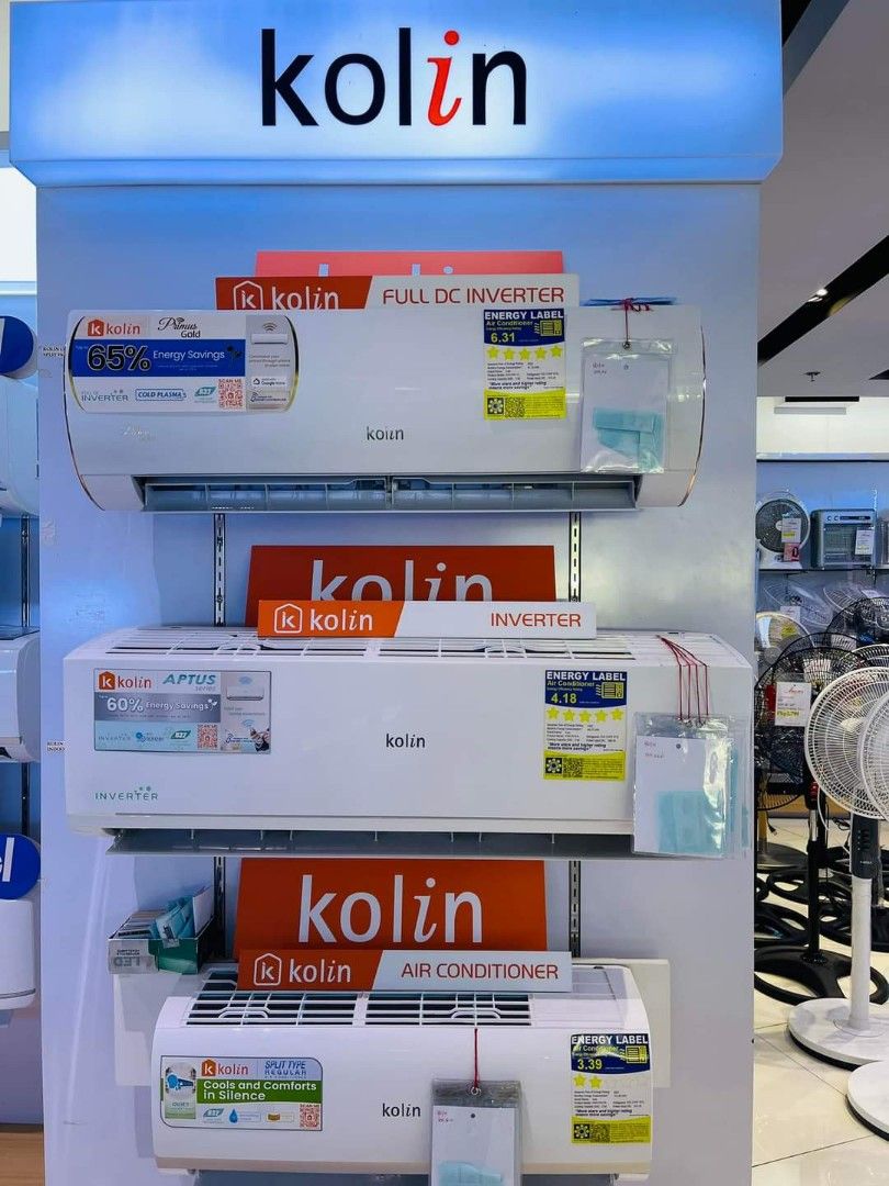 KOLIN SPLIT TYPE AIRCONDITIONER INVERTER, TV & Home Appliances, Air Conditioning and Heating on ...