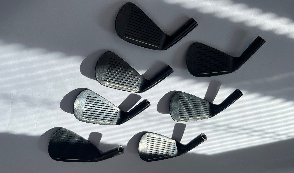 Kyoei KCM MB Raw Irons Golf Irons Set Head only (4-P) Black Oxide ...