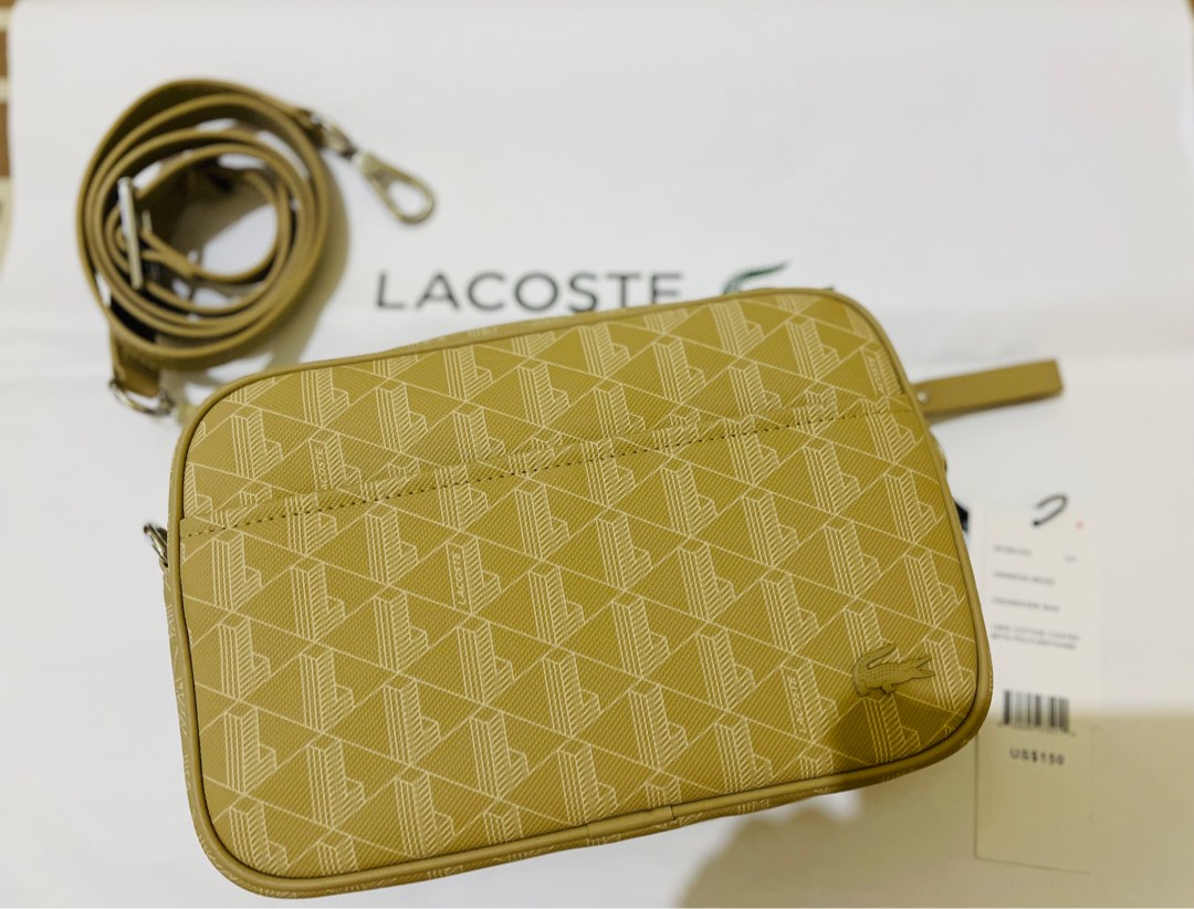 LACOSTE CAMERA BAG, Women's Fashion, Bags & Wallets, Cross-body Bags on Carousell