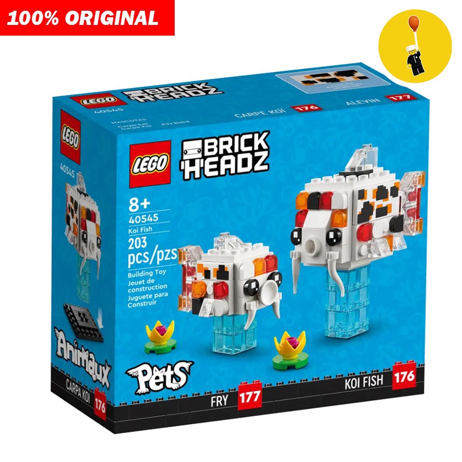 LEGO 40545 Brickheadz Koi Fish Pets ( Condition as photo show), Hobbies ...