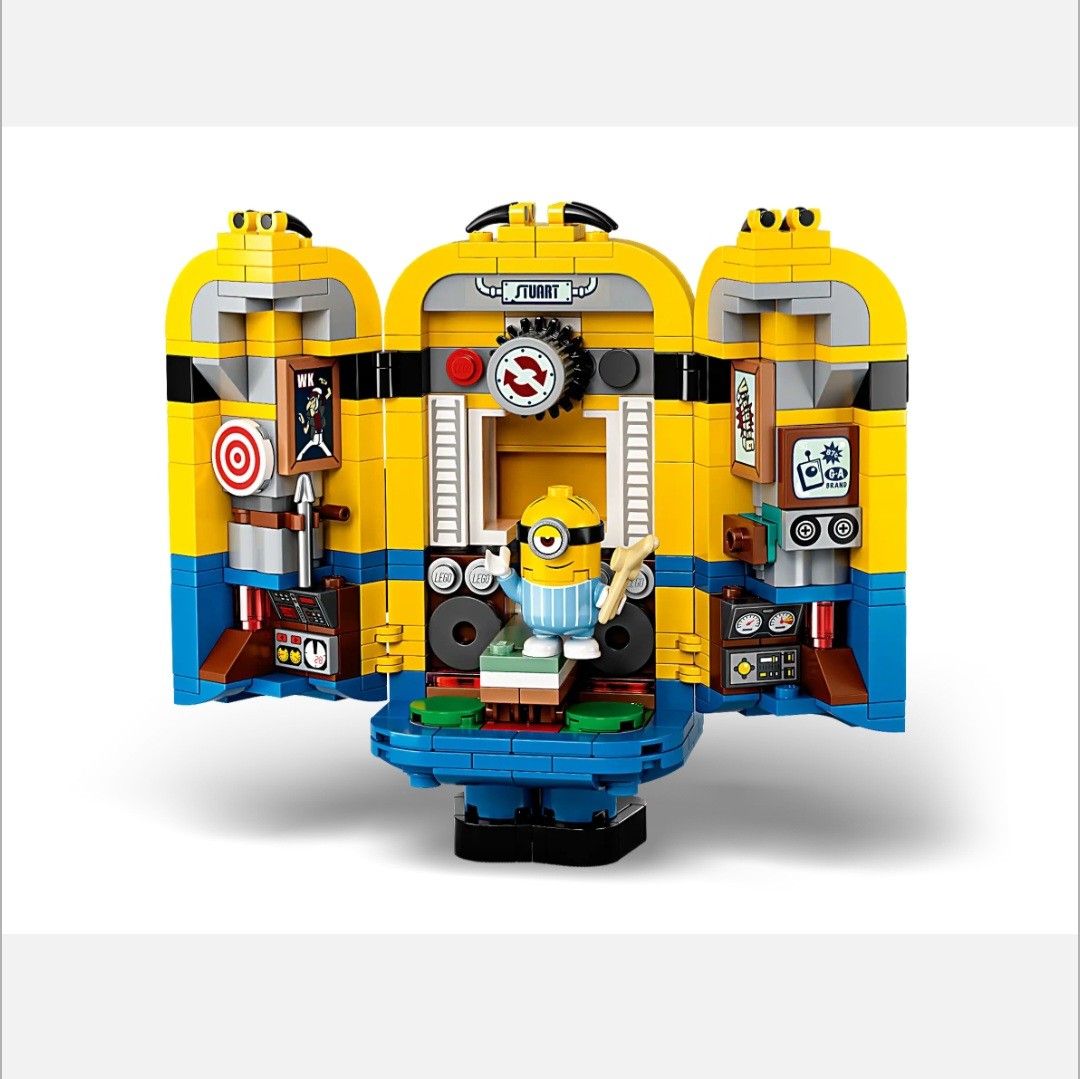 Lego 75551 Brick-built Minions and their Lair, Hobbies & Toys, Toys ...