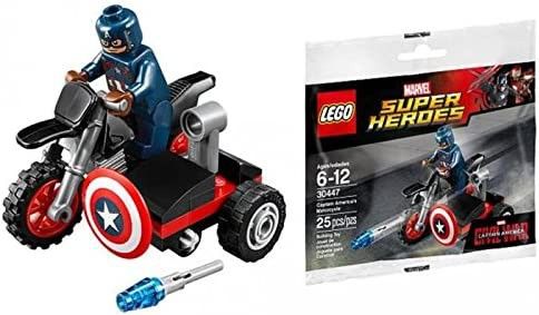 LEGO Marvel Captain America Civil War Captain Americas Motorcycle Mini ...