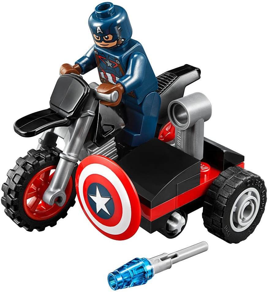 LEGO Marvel Captain America Civil War Captain Americas Motorcycle Mini ...