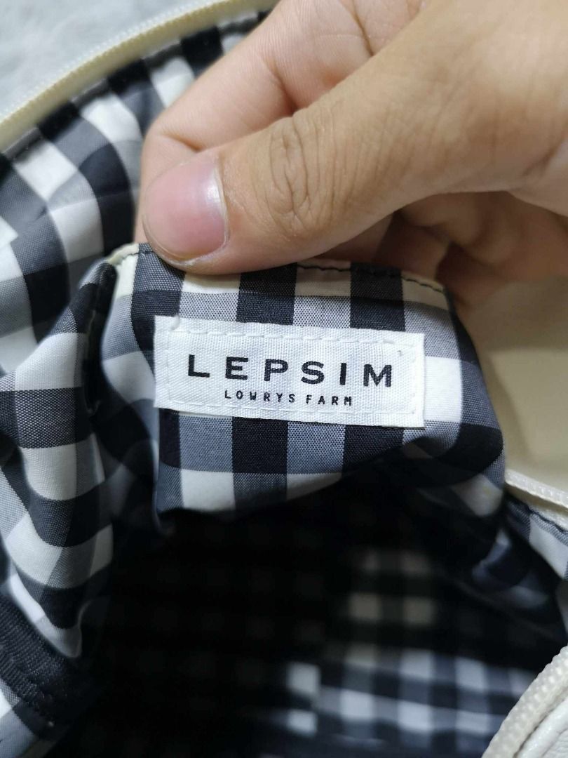 Lepsim White Leather Hobo Bag, Women's Fashion, Bags & Wallets, Shoulder Bags on Carousell