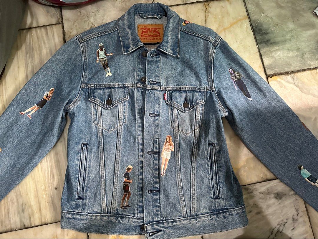 Levis x Stranger Things denim jacket, Men's Fashion, Coats, Jackets and ...