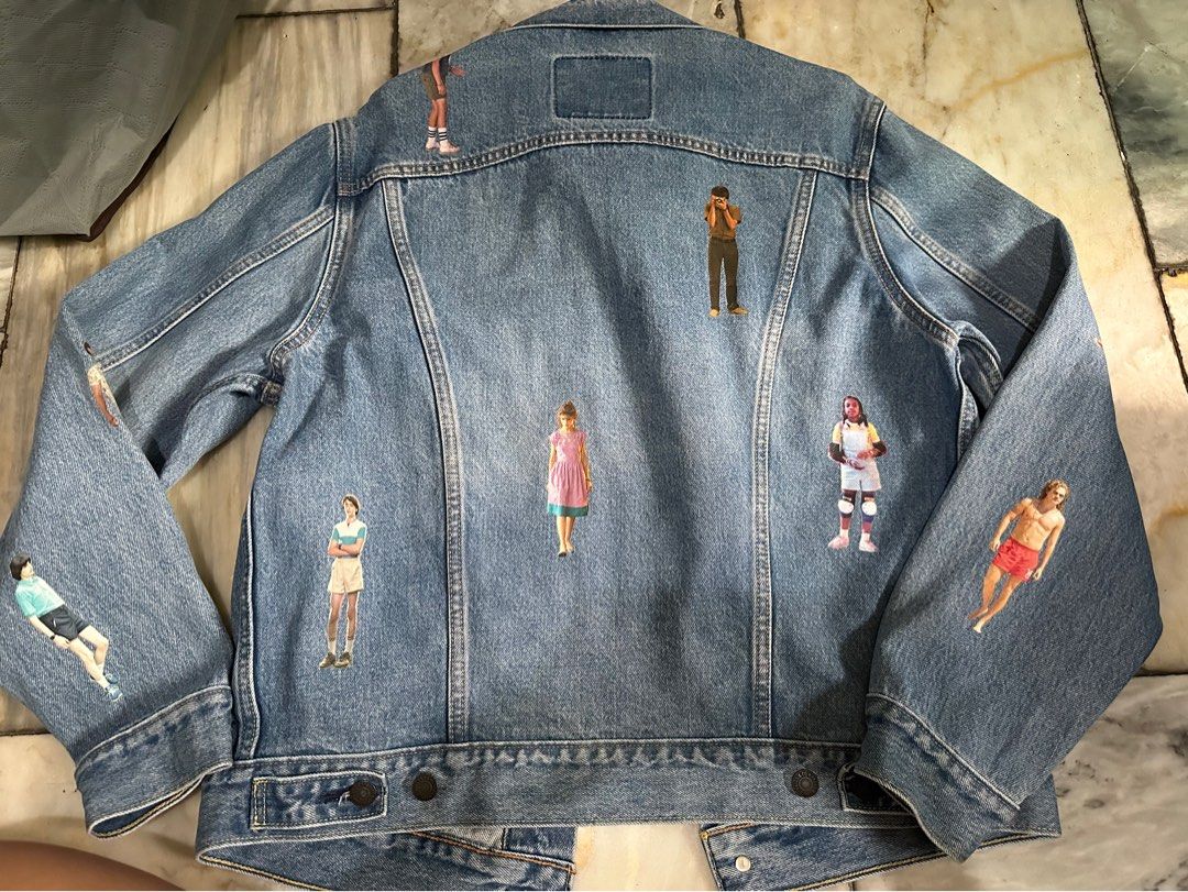 Levis x Stranger Things denim jacket, Men's Fashion, Coats, Jackets and ...