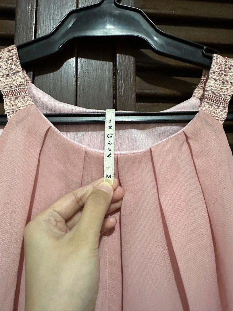 Light pastel pink mini dress, Women's Fashion, Dresses & Sets, Dresses ...