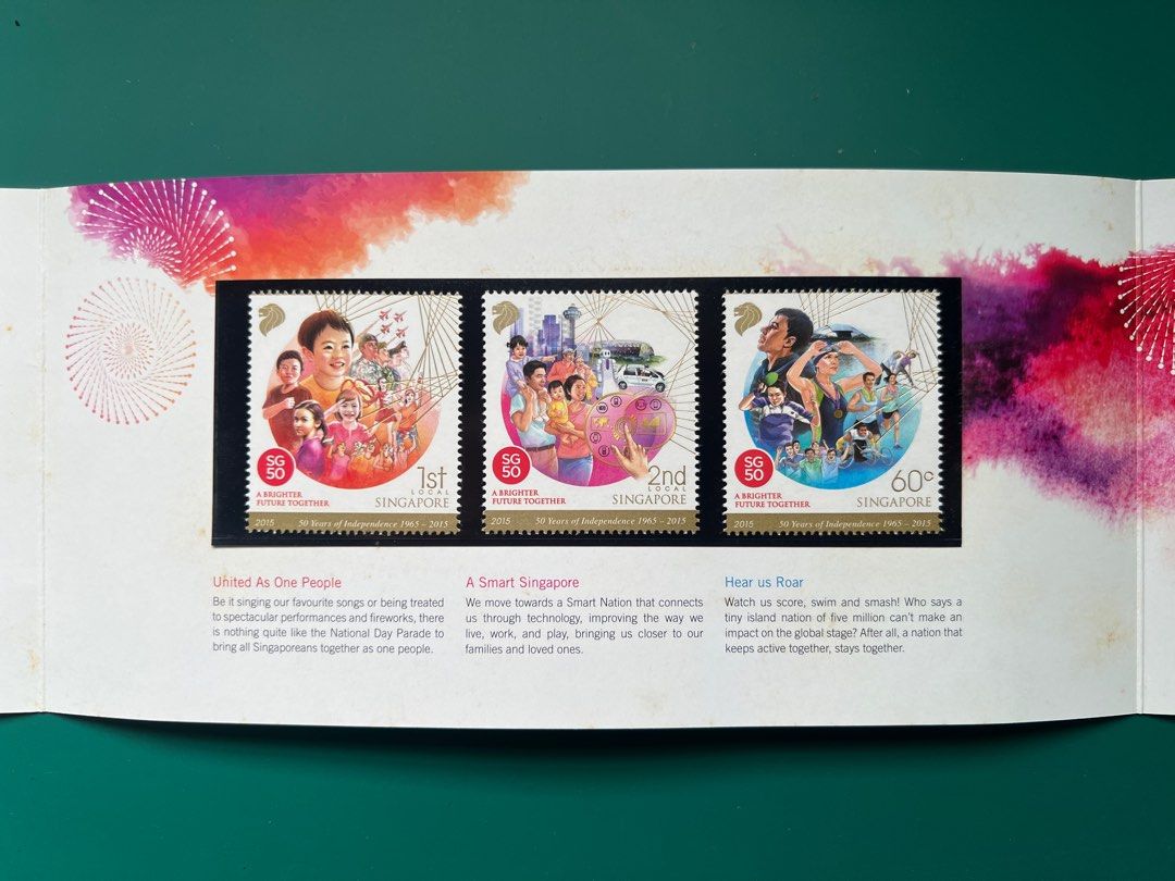 Limited Edition Collectors Stamp - SG50 - A Brighter Future Together ...