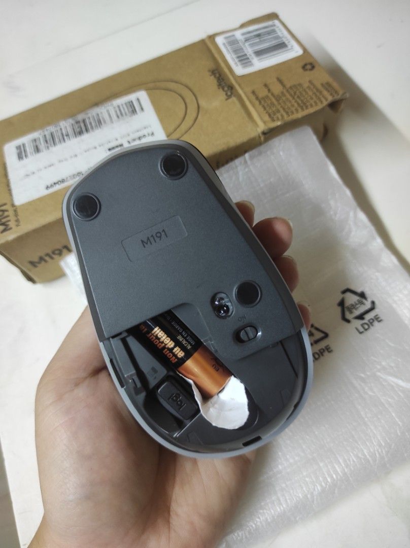 Logitech Wireless Mouse M191, Computers & Tech, Parts & Accessories ...